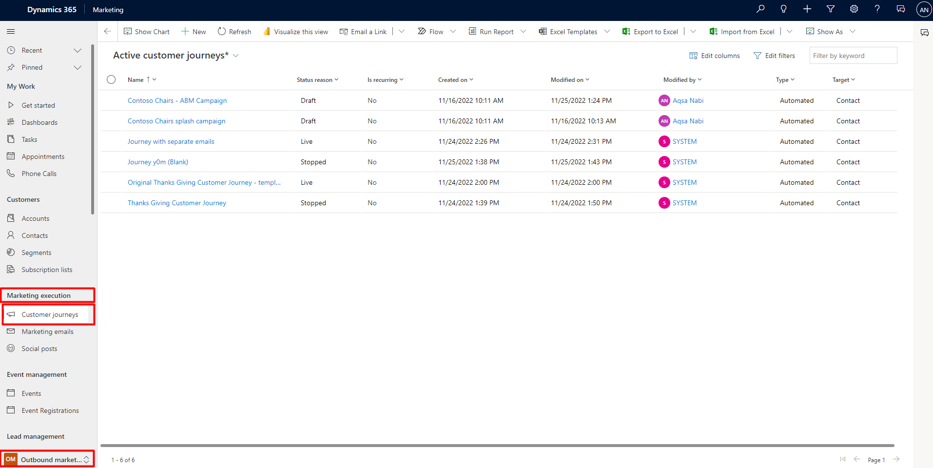 Dynamics 365 Marketing Create Customer Journey